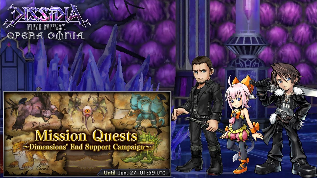 DFFOO[GL]Mission Quests 1 - YouTube