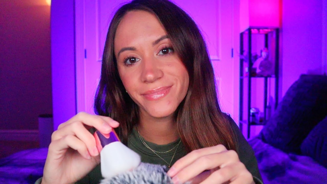 ASMR / Relaxing Ramble & Updates (w/ mic brushing) - YouTube
