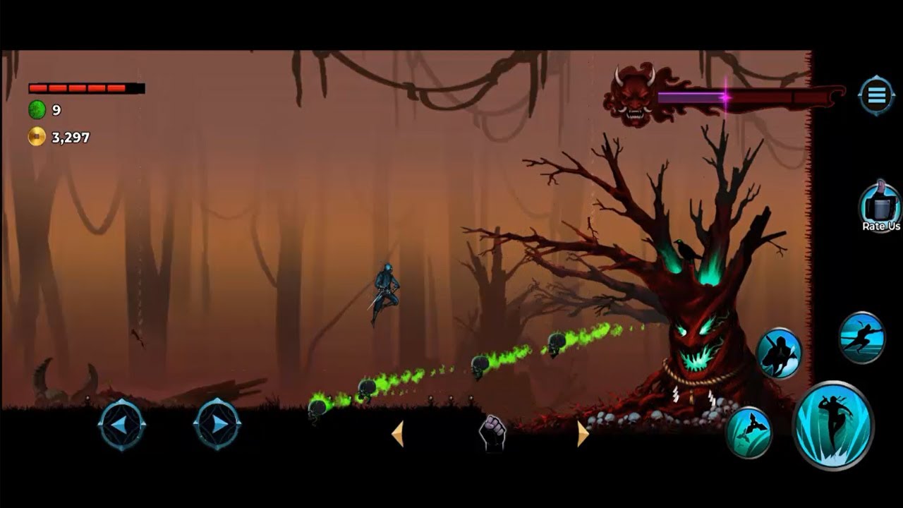 Ninja Trail Suburban Tree Boss Fight ( First Boss Fight) | Level 12 ...