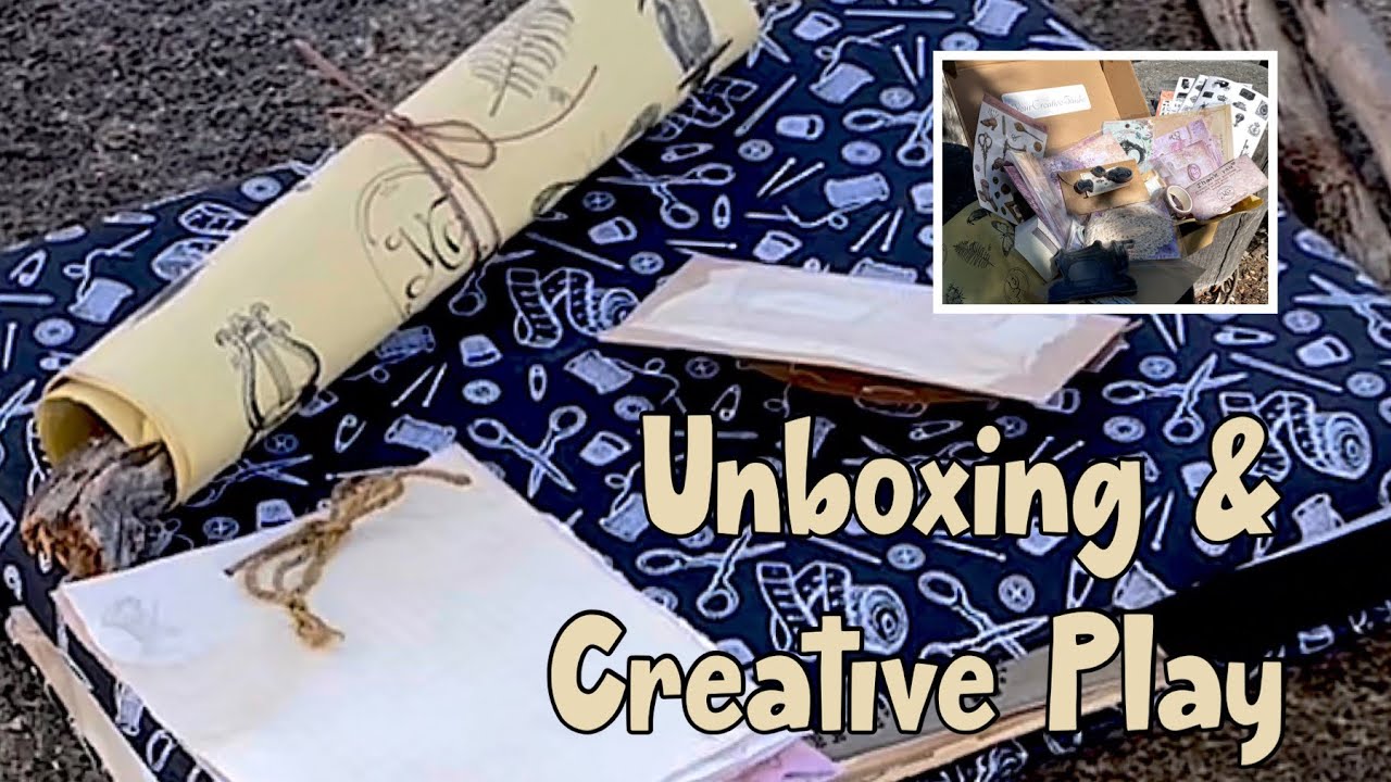 Your Creative Studio Unboxing & Ephemera Make - Sewing Tissue Scroll ...