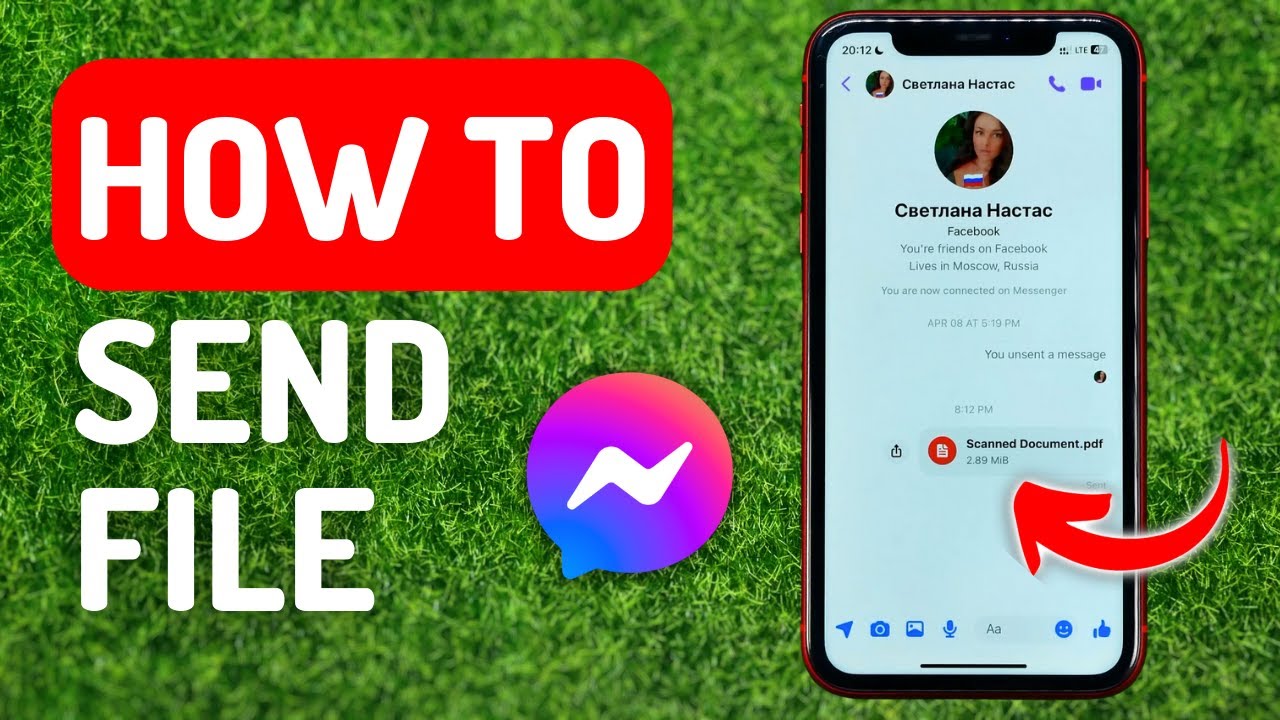 How To Send File On Messenger YouTube How To Send File On Messenger YouTube