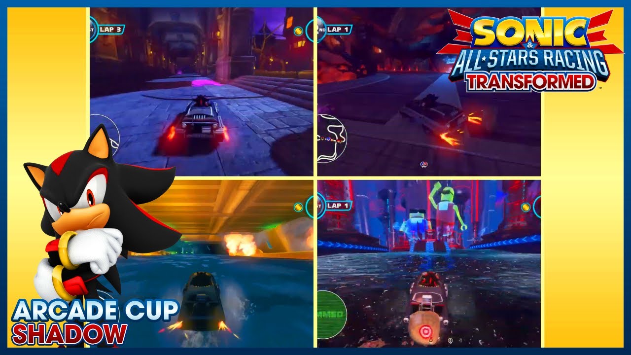 Sonic & All-Stars Racing Transformed - Arcade Cup - Shadow - YouTube