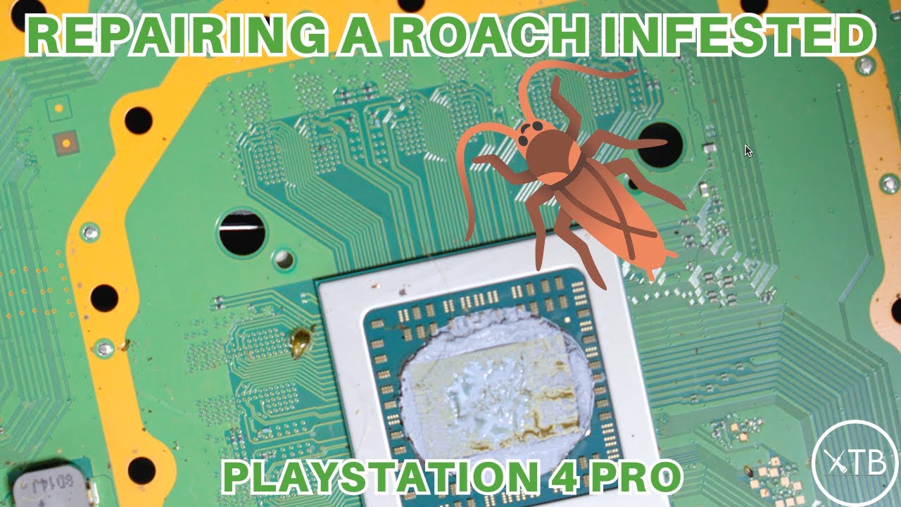 Restoring A Roach Infested PS4 Pro - YouTube