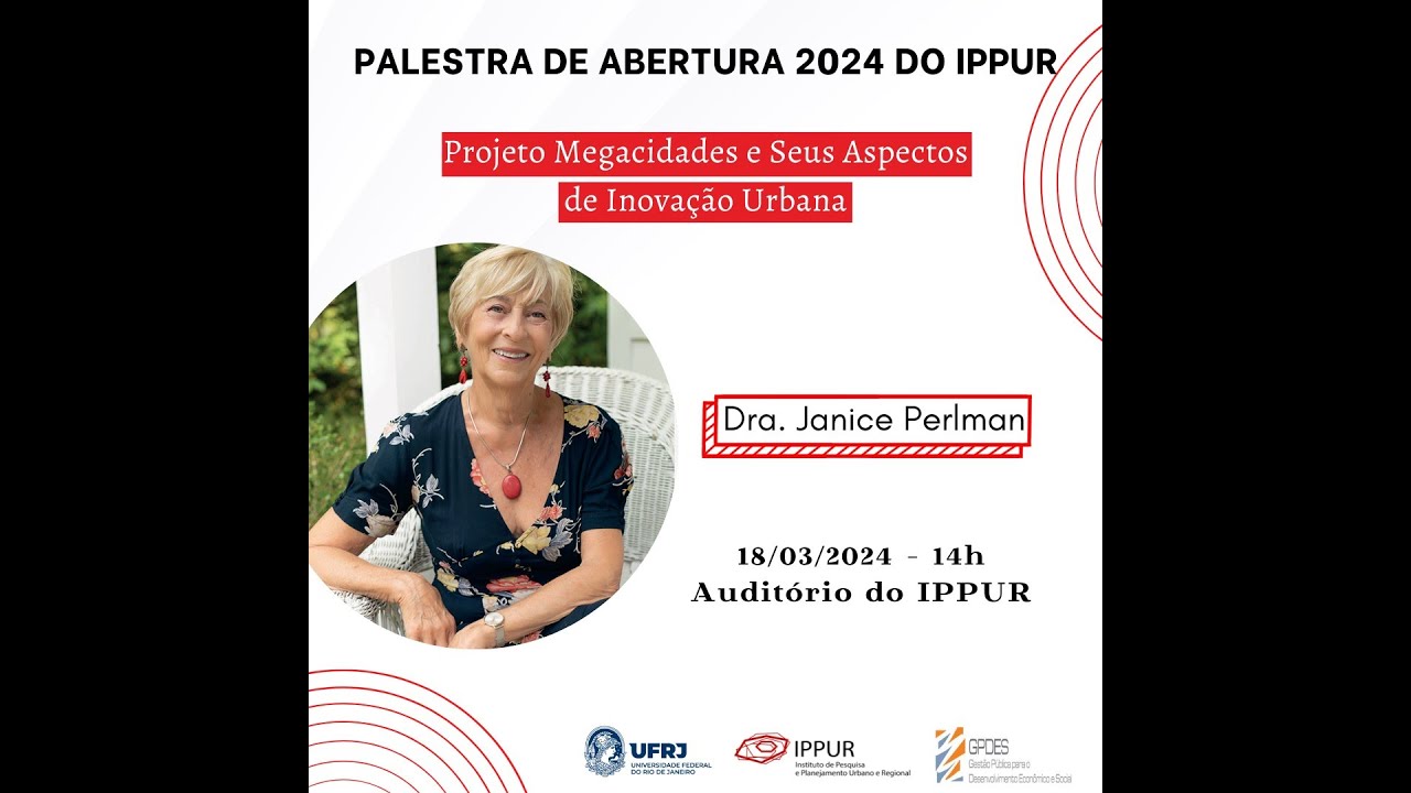 Palestra de Abertura 2024 do IPPUR - YouTube