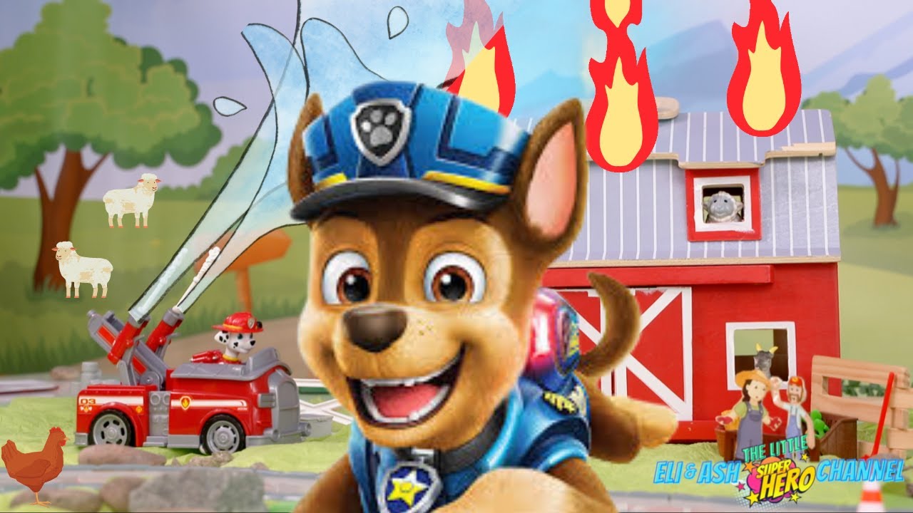 Paw Patrol - Pups Save the Farm Animals from a Burning Barn! 🚒🚜🐾 - YouTube