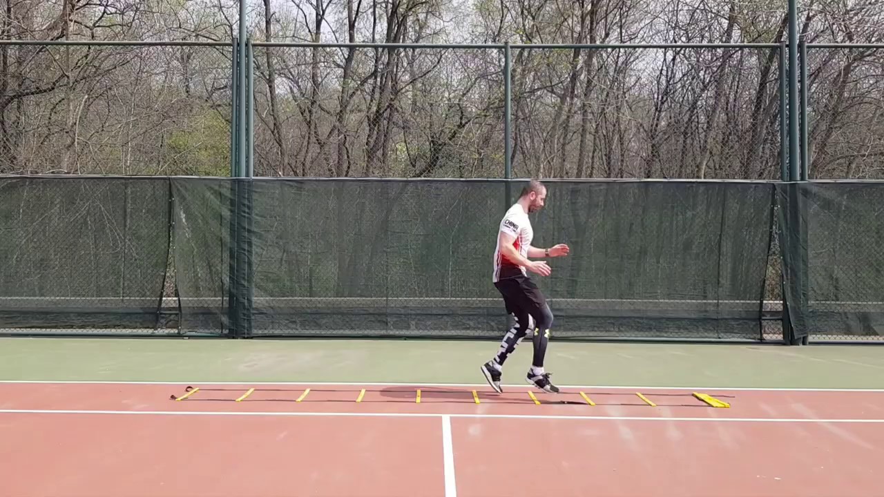 AGILITY LADDER: One foot runs Lukasz Lojas - YouTube