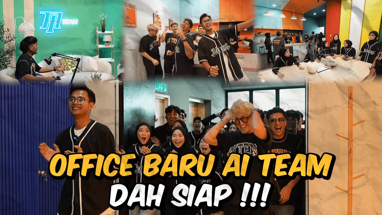 NEW OFFICE TOUR AI TEAM 2025 !!! MACAM TAMAN PERMAINAN !!! - YouTube