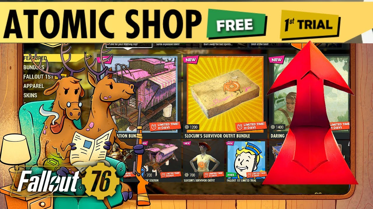 Fallout 76: Atomic Shop (F1st Trial and New Donut Bundle) 29 October ...