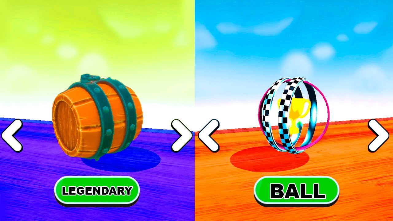Going Balls vs Rolling Ball - Which New Legendary Ball Will Fall First ...