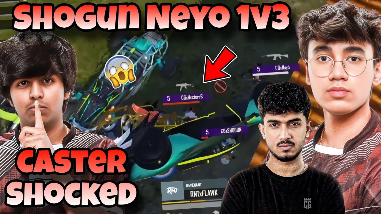 Caster Shocked by Carnival Spower Shogun Neyo 1v3 Clutch 🚨 ️Carnival ...