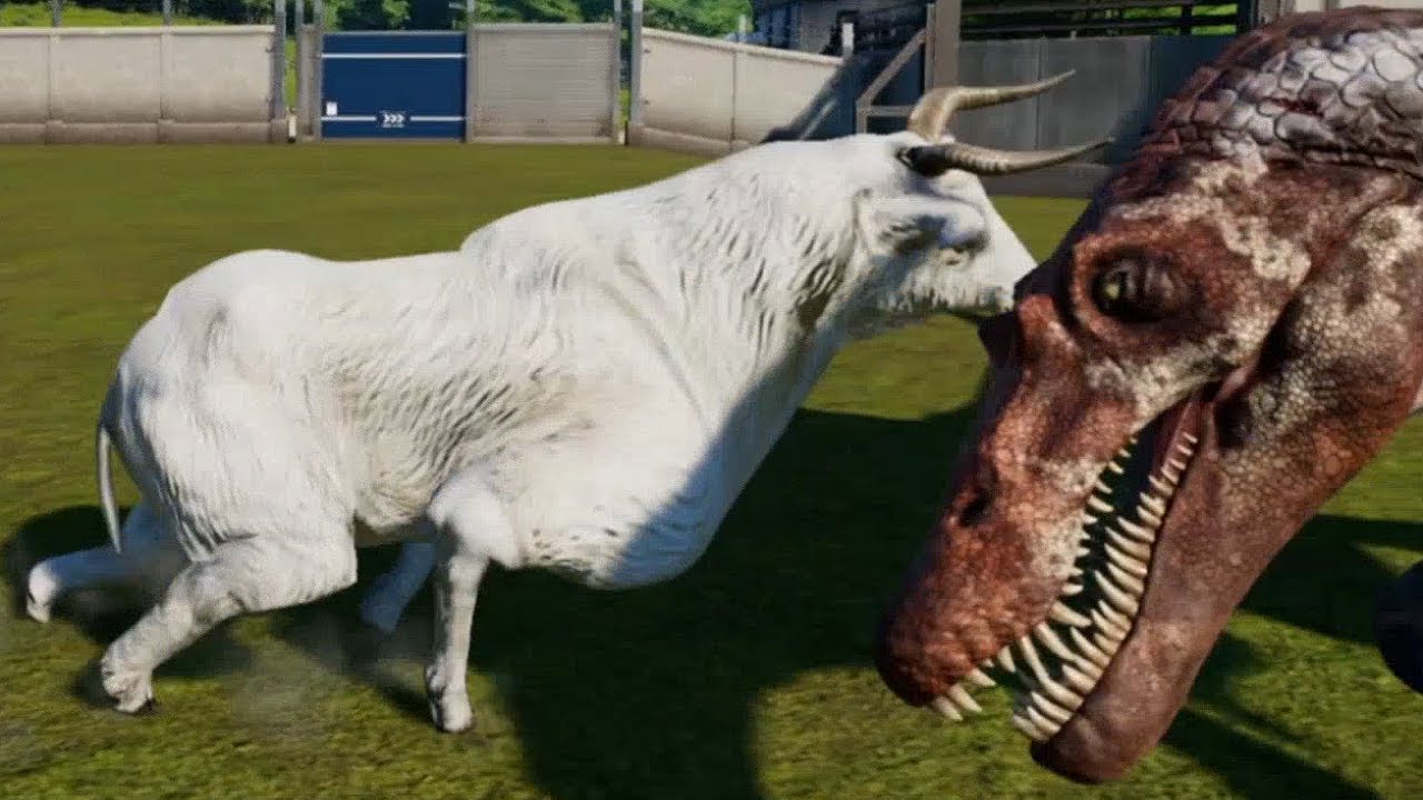 GYM Goat vs Spinosaurus, CeratosaurusㅣGoat RevengeㅣJurassic World ...