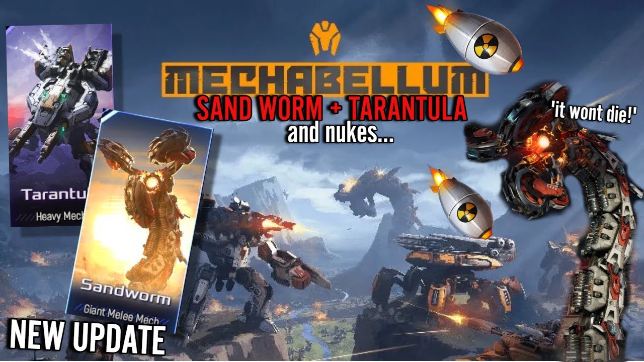 MECHABELLUM: New Update - Sandworms and Tarantulas... (and nukes) - YouTube