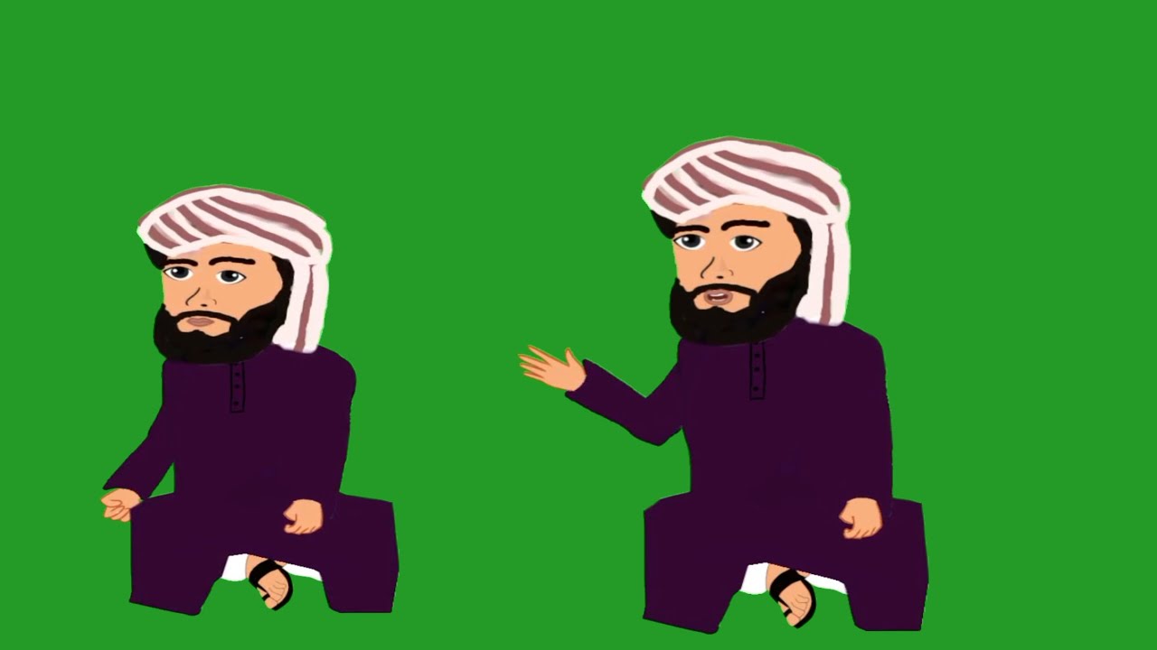 Village Muslim man cartoon characters /193 number video Copyright free ...