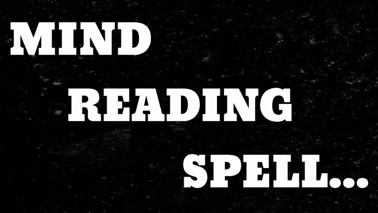 Mind Reading Spell... White Magic - YouTube