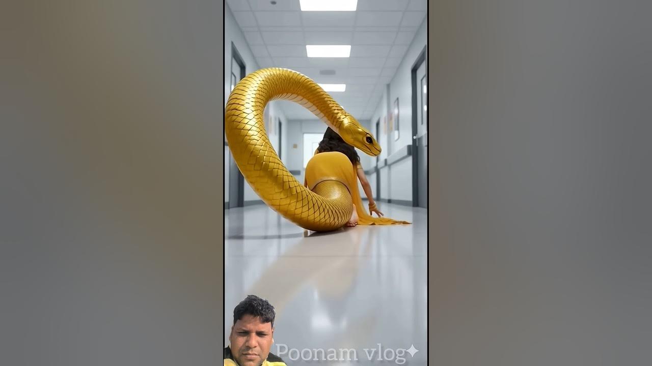 लड़की बनी कोबरा सांप #trending #facts #shortsfeed #shortvideo #girl # ...