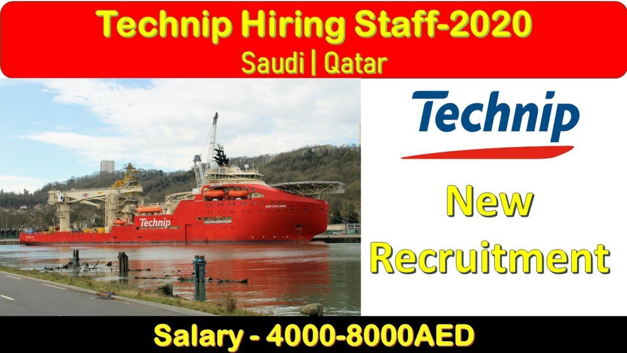 Technip Jobs In Saudi Arab & Qatar . Technip hiring staff - YouTube