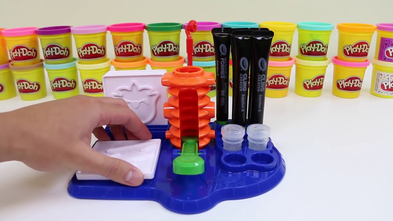 Crayola Cling Creator Play Kit Turn Multi Color Molds into Fun Shapes ...
