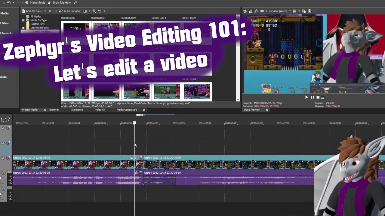 Zephyr's Video Editing 101: Let's edit a video! - YouTube