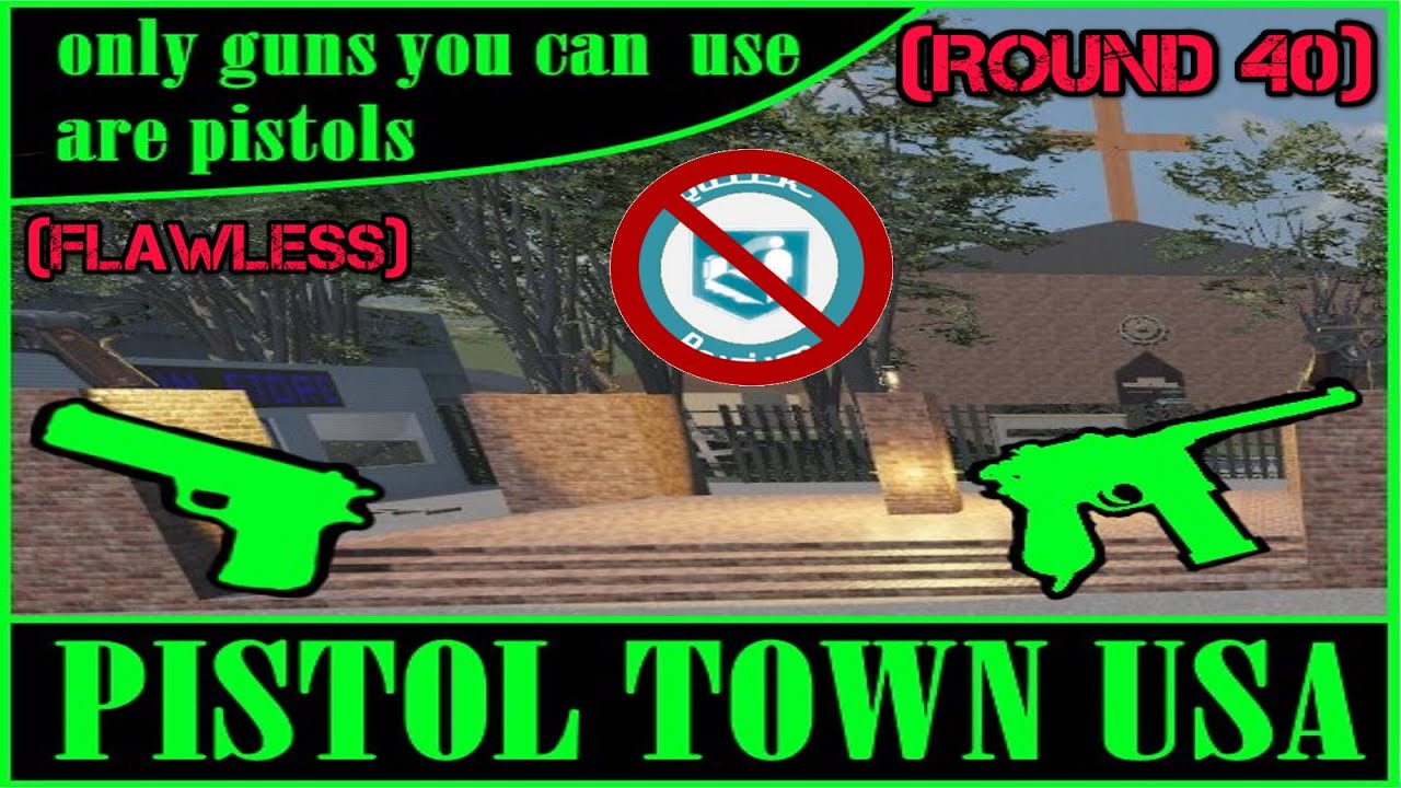 Black ops 3 Custom Zombies Pistol Town USA 1964 Round 40 Flawless - YouTube