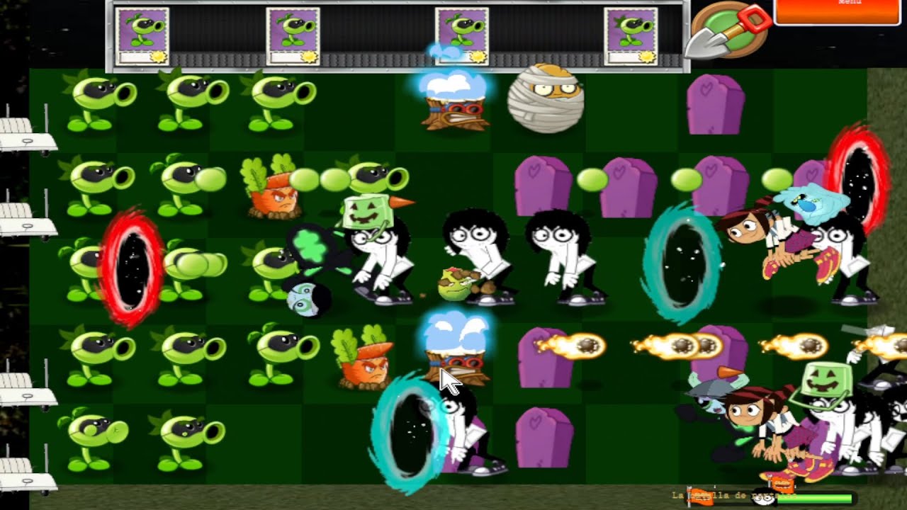 Plants vs Zombies Crossover vs Cartoons Halloween edition - Gameplay ...