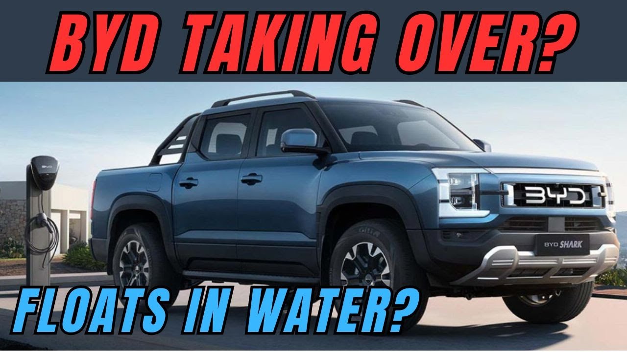 2024 BYD Shark and BYD U8 Floats on water Plug in Hybrid Electric ...