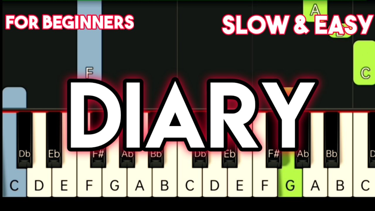 BREAD - DIARY | SLOW & EASY PIANO TUTORIAL - YouTube