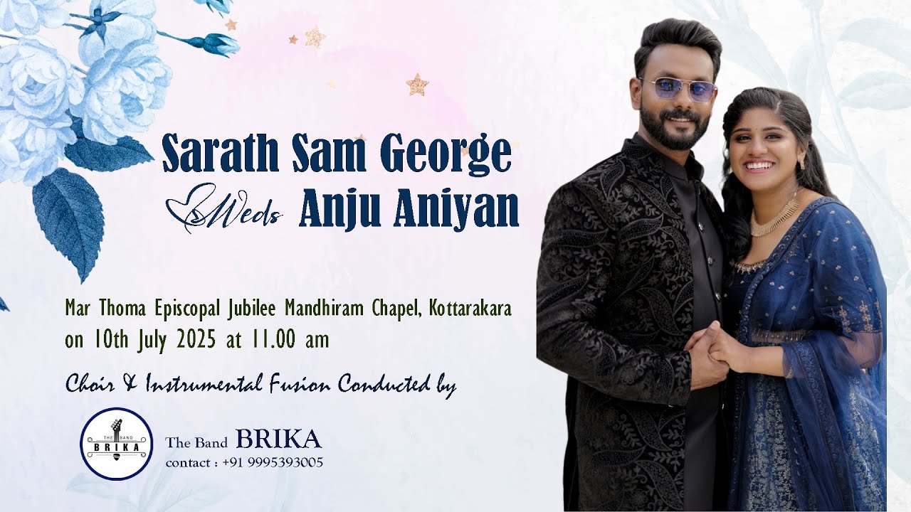 Sarath Sam George Weds Anju Aniyan - WEDDING CEREMONY | The Band BRIKA ...