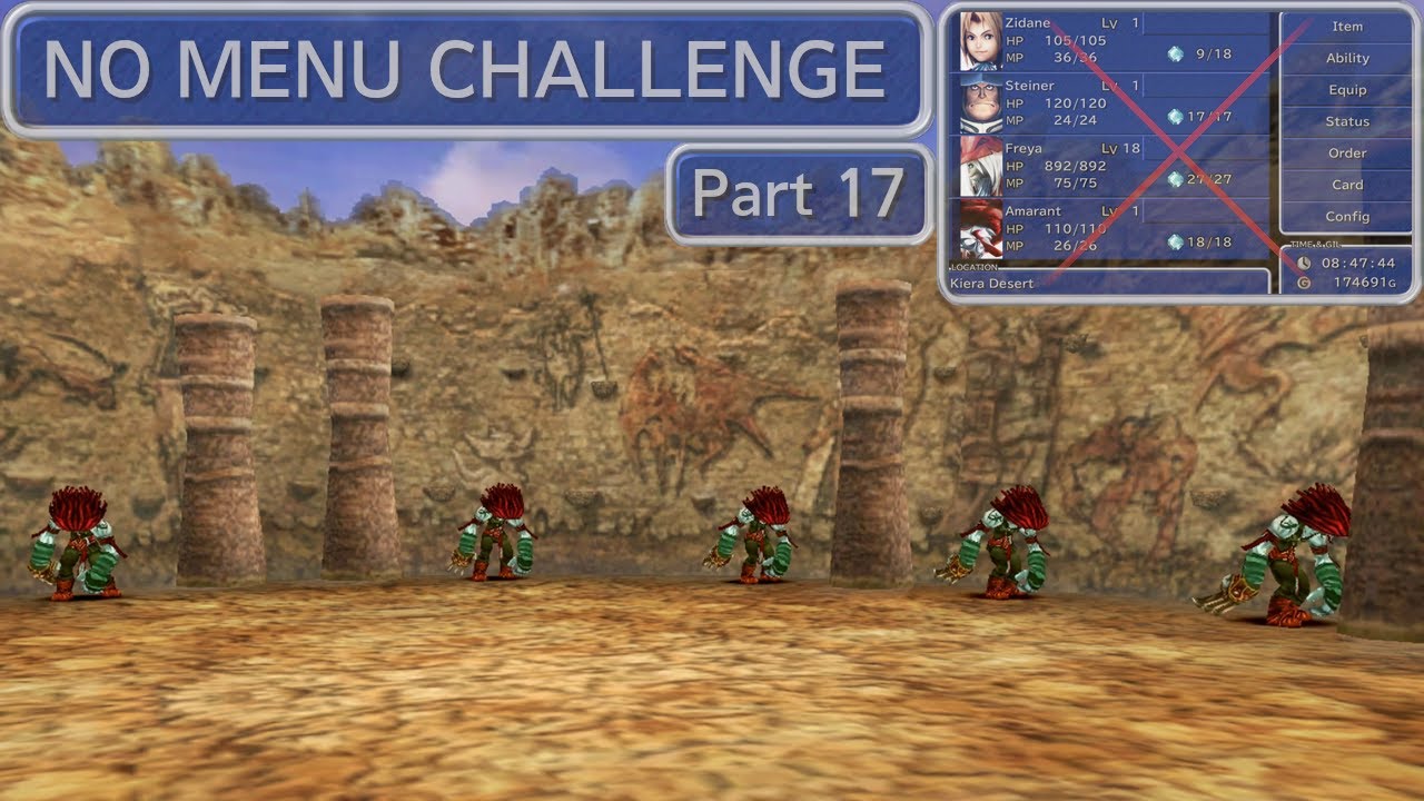 No Menu Challenge — Part 17: Scarlet Hair — Final Fantasy IX - YouTube
