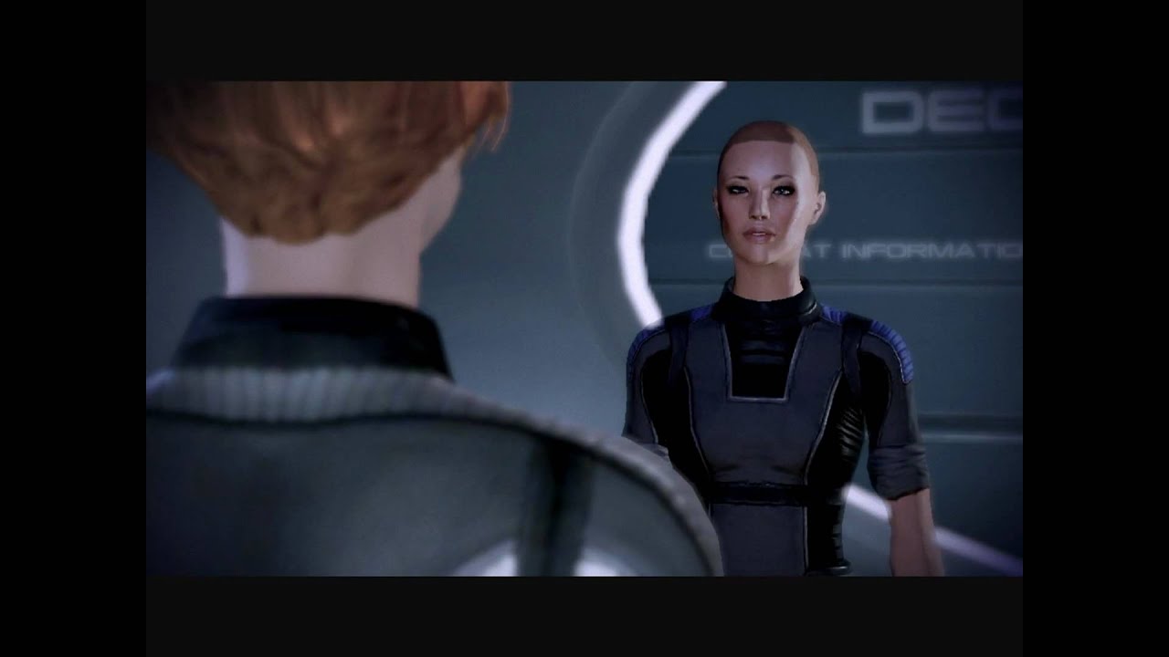Mass Effect 2 - Kelly 1st dialogue - Renegade - YouTube