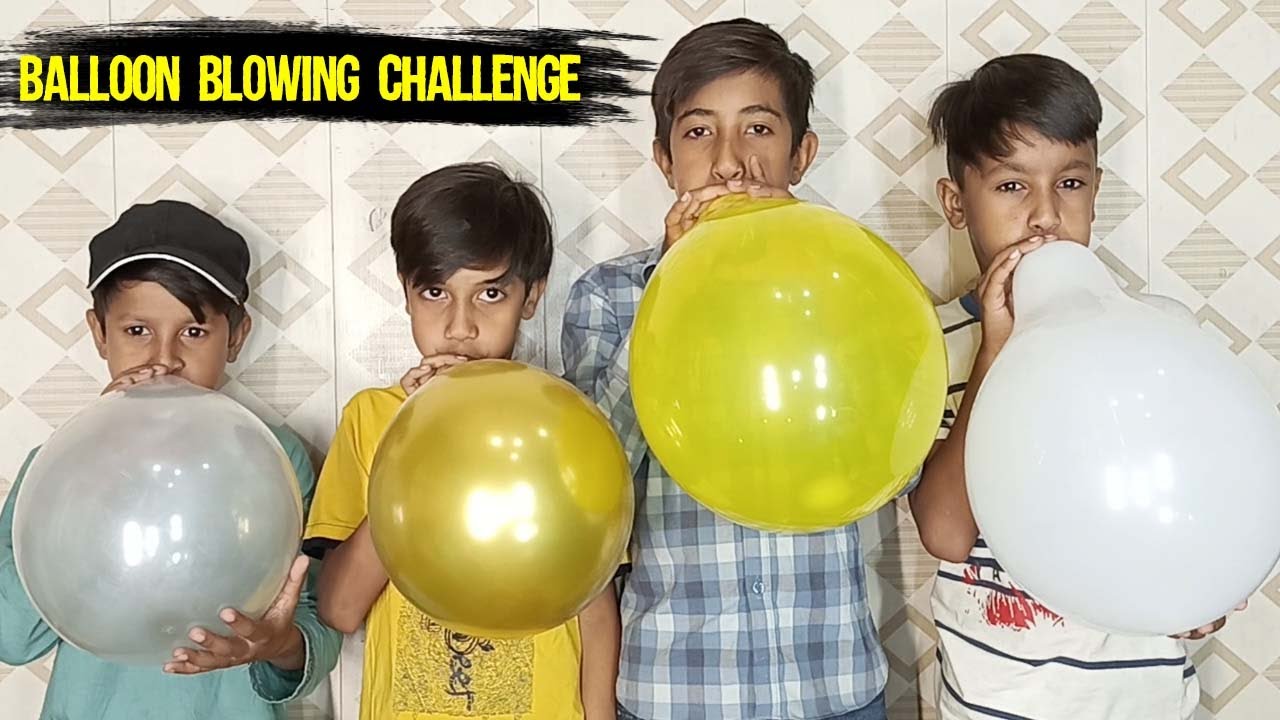 Balloon Blowing Challenge | Ep-9 | Blowing up a Balloon Until It Pops ...