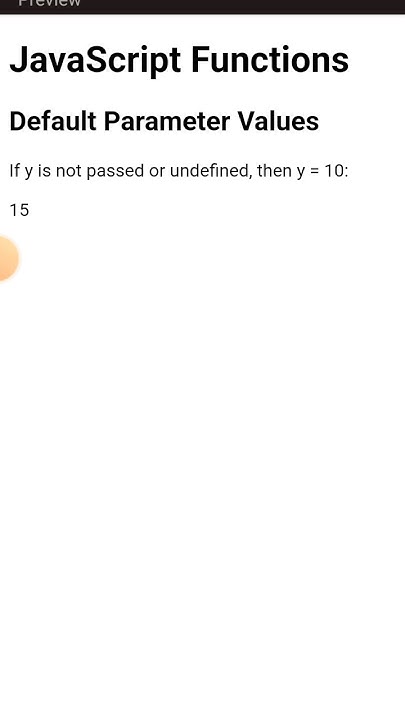 Javascript Default Parameters Value Shorts Javascipt Default Parrameterfunction Value