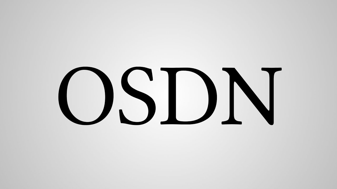 What Does "OSDN" Stand For? - YouTube