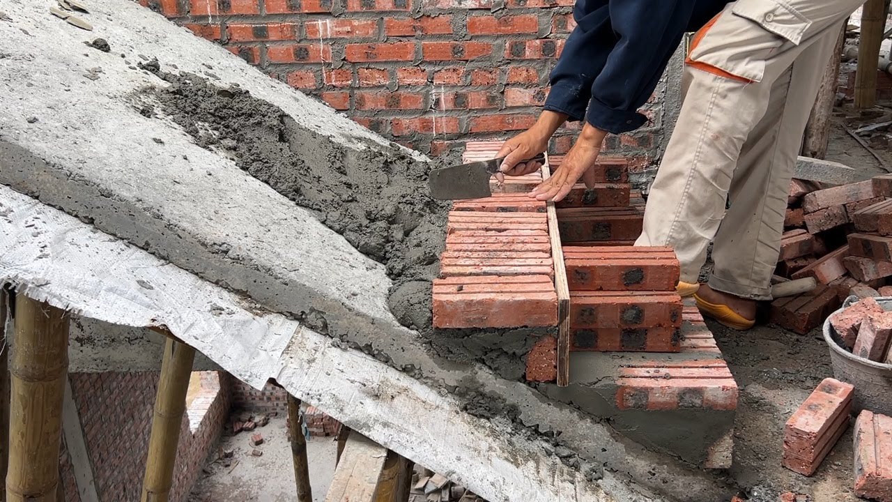 How To Build a Brick Staircase Unique & Easy | Amazing Construction ...