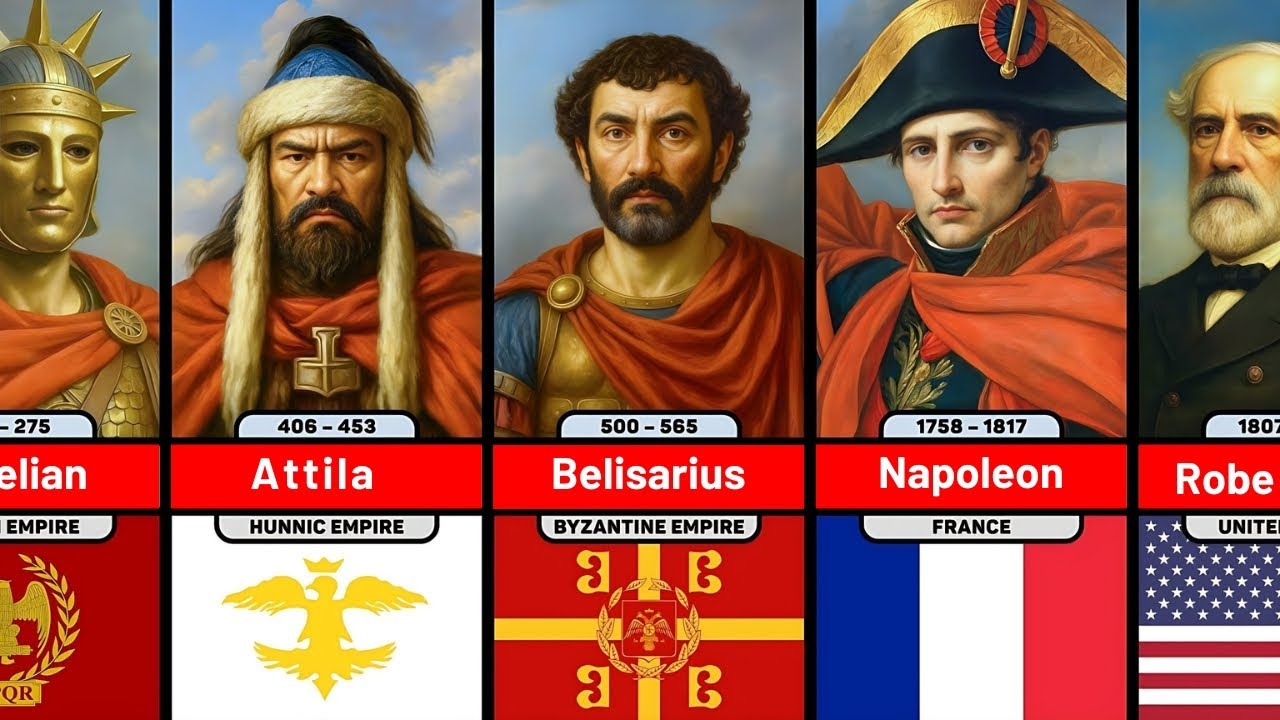 Top 100 Greatest Generals of All Time - The Commanders Who Changed the ...