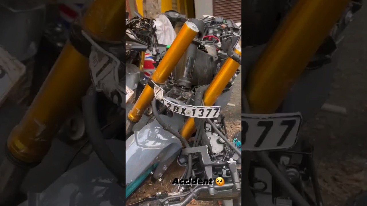 YAMAHA MT15 V2 ACCIDENT - YouTube