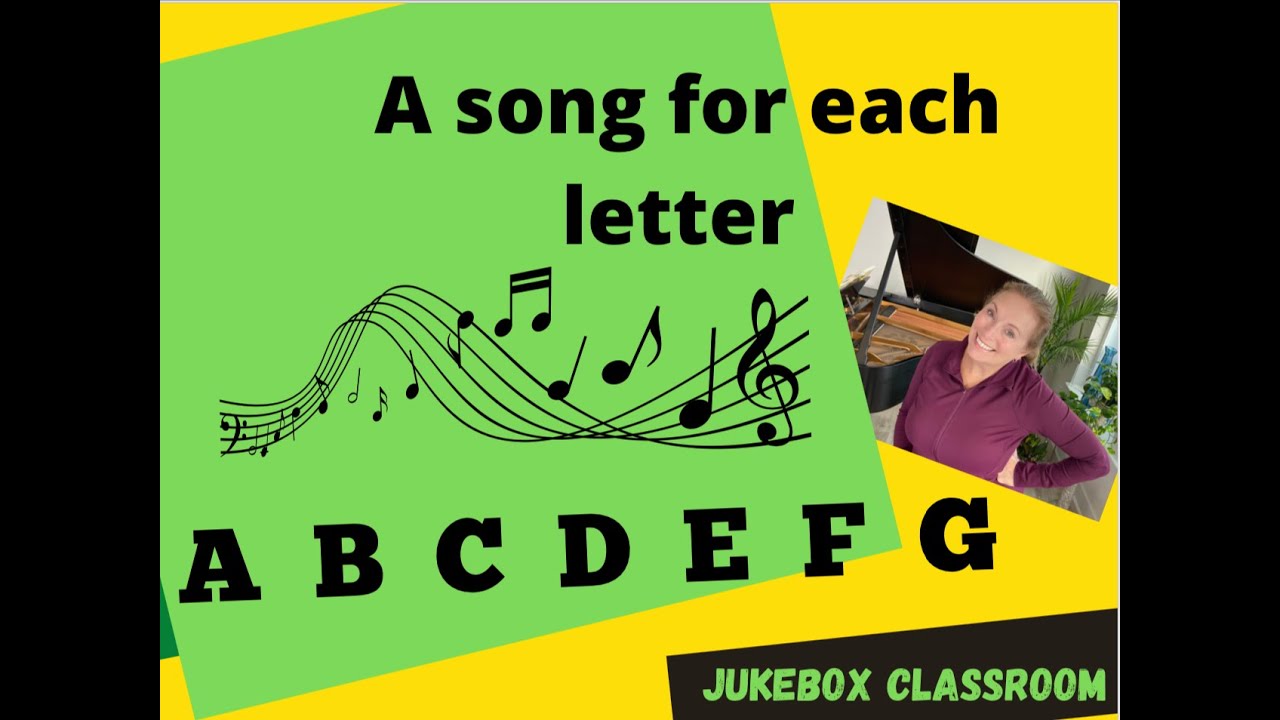Letter Songs!🎵 A B C D E F G! 7 letter songs with hand motions for ...