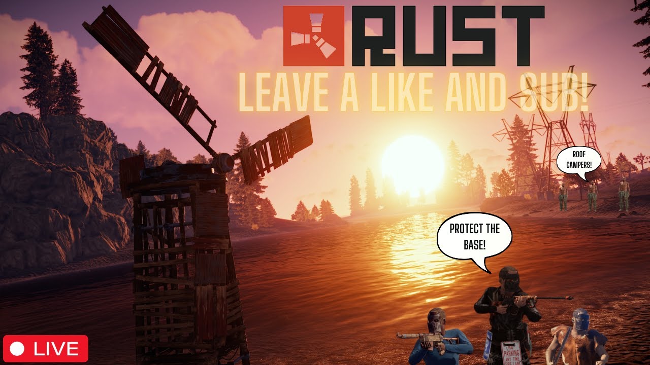 Playing Rust! Road To 300 Subs! - YouTube