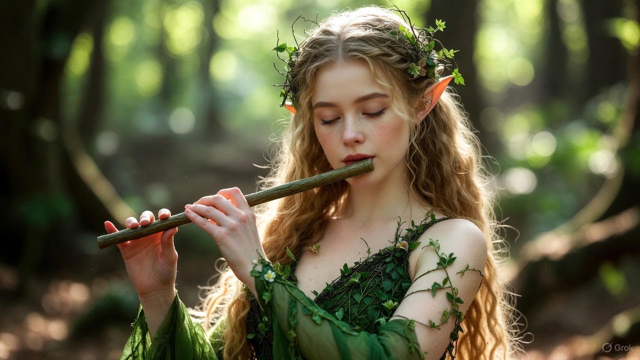 Enchanted Forest Elf Music • Mystical Flutes & Magical Woodland ...