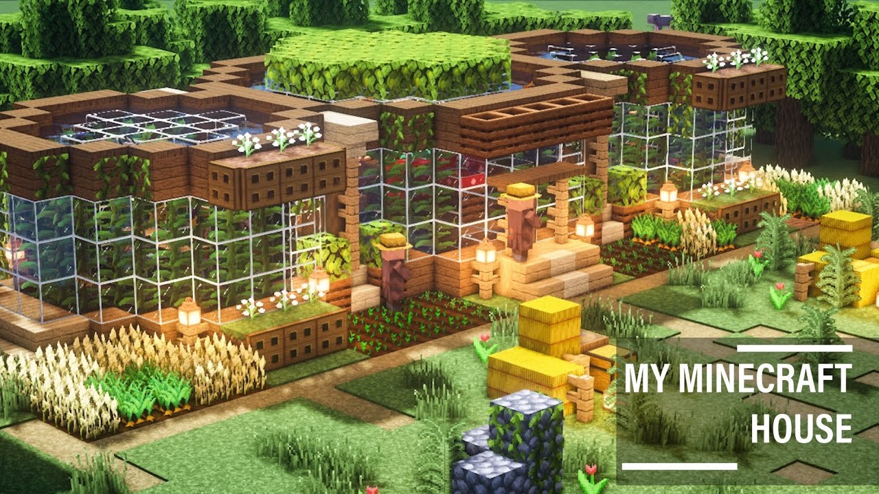 Minecraft: A large aquarium with accommodation, convenient and ...