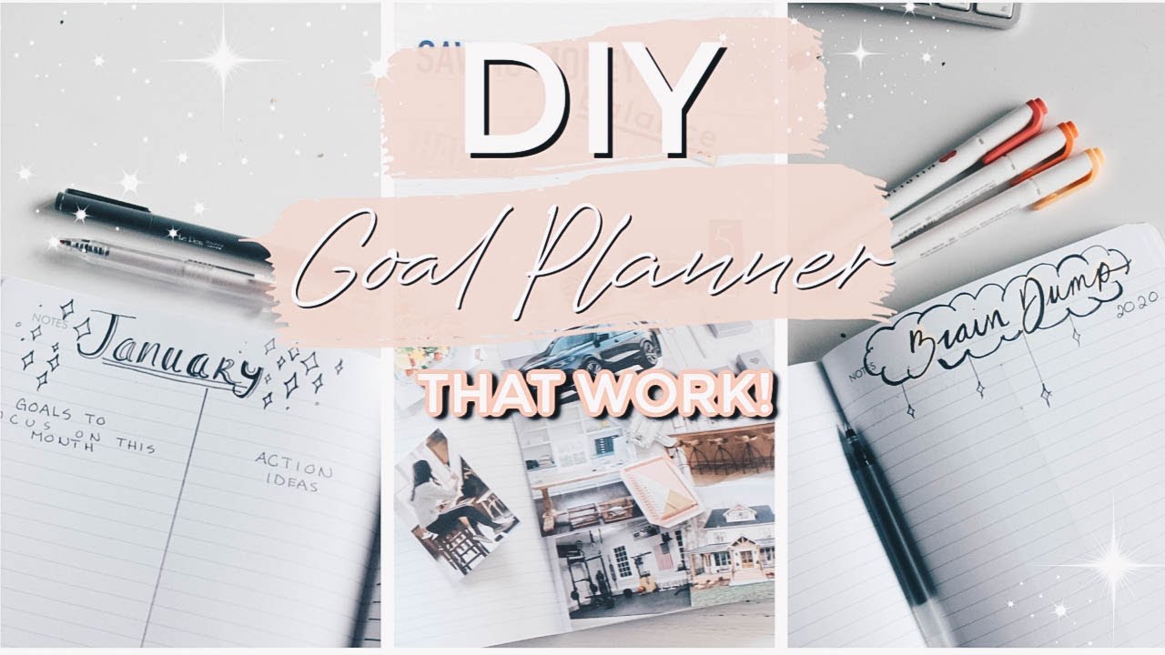 DIY BULLET JOURNAL GOAL PLANNER | Achieve your 2020 Goals + Resolutions ...
