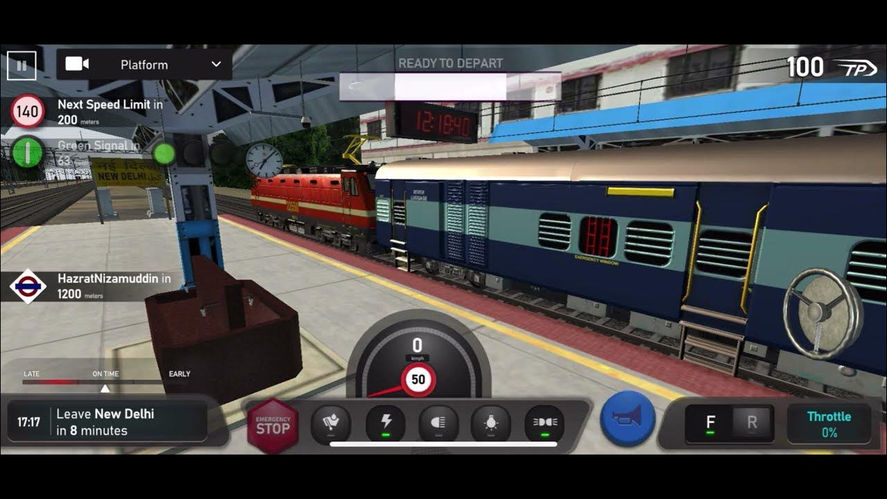 New Delhi to Palwal : Epic Railway Journey || Indian Railway Simulator - YouTube