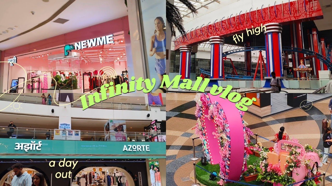 Infinity Mall vlog || 💕Valentine Day ️ special setup || Ride in Mall😧🚨 || Pooja Choudhary - YouTube