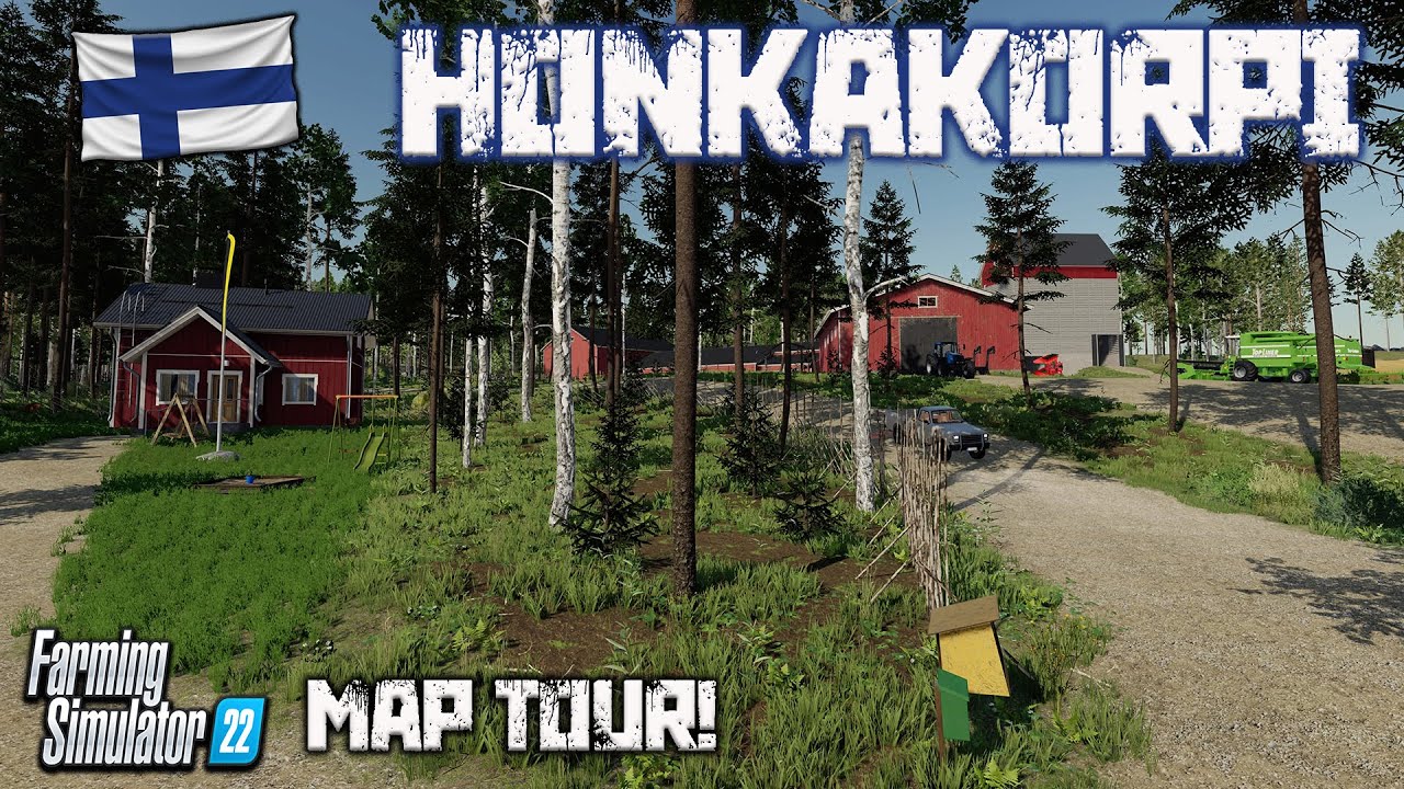“HONKAKORPI” FS22 MAP TOUR! | NEW FINNISH MOD MAP! | Farming Simulator ...
