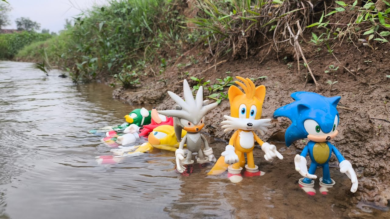 Sonic the hedgehog action figure :Sonic/knukles/Super sonic/Prime/Jaks ...