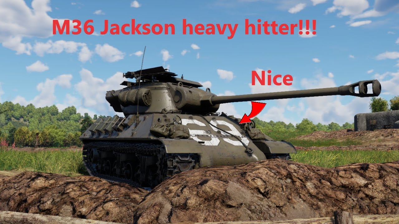 War Thunder : M36B2 is a heavy hitter, not a quitter. Oh yeah, also ...