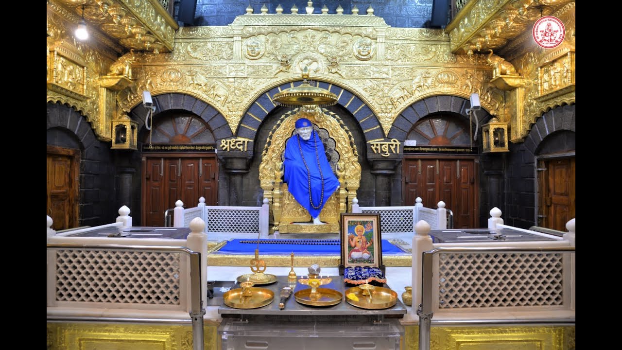 SHEJ AARTI Sai Baba Live Darshan from #shirdi #2023 #saibaba #shej # ...
