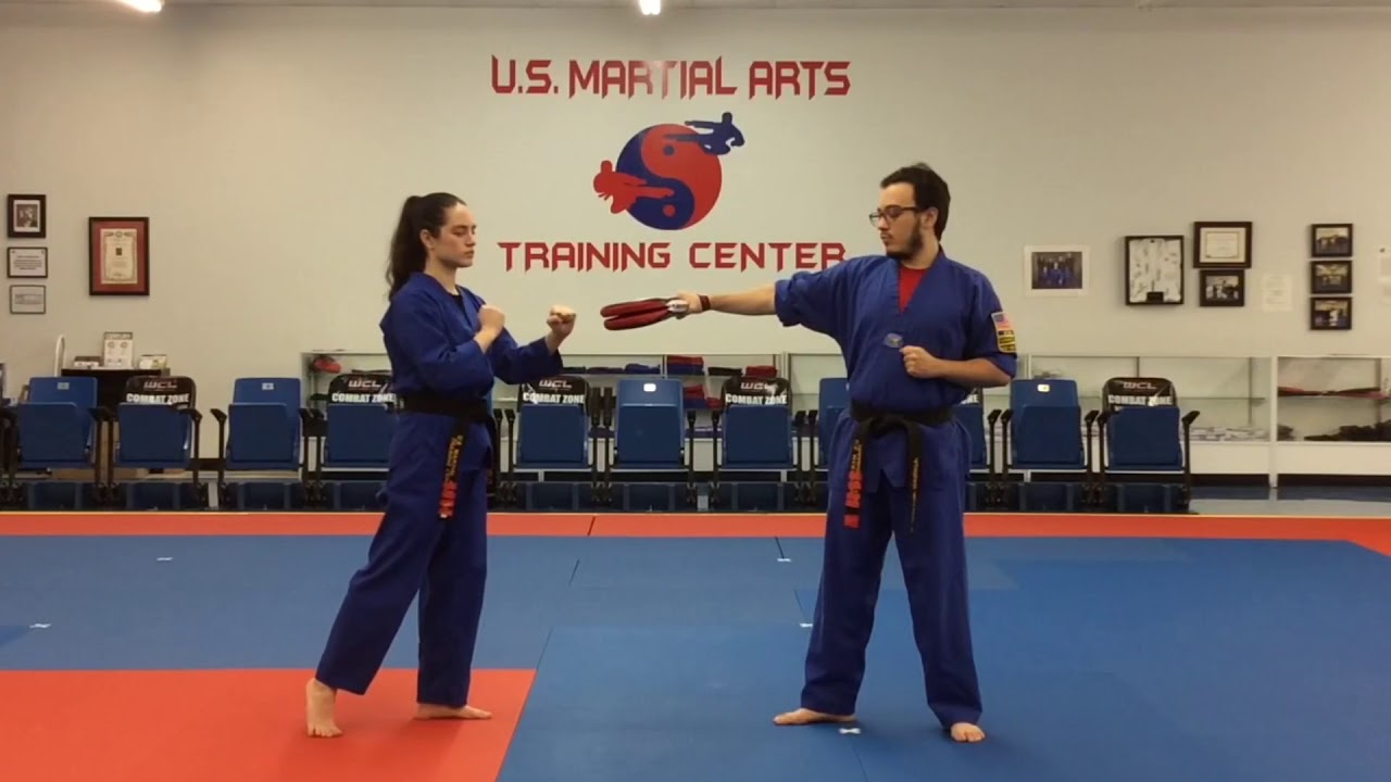 Kicks: Front Snap, Roundhouse, Ax Kick, and Sliding Side Kick - YouTube