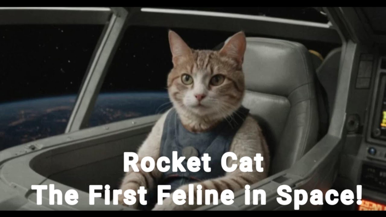 Rocket Cat: The First Feline in Space - A Kitty's Extraordinary Journey! - YouTube