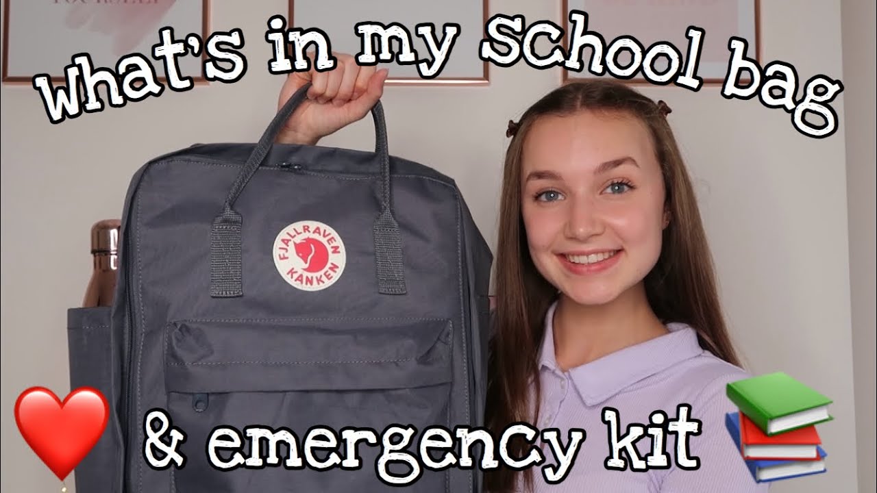 What’s in my school bag & emergency kit 2020 ~ YEAR 12 | sixth form ...