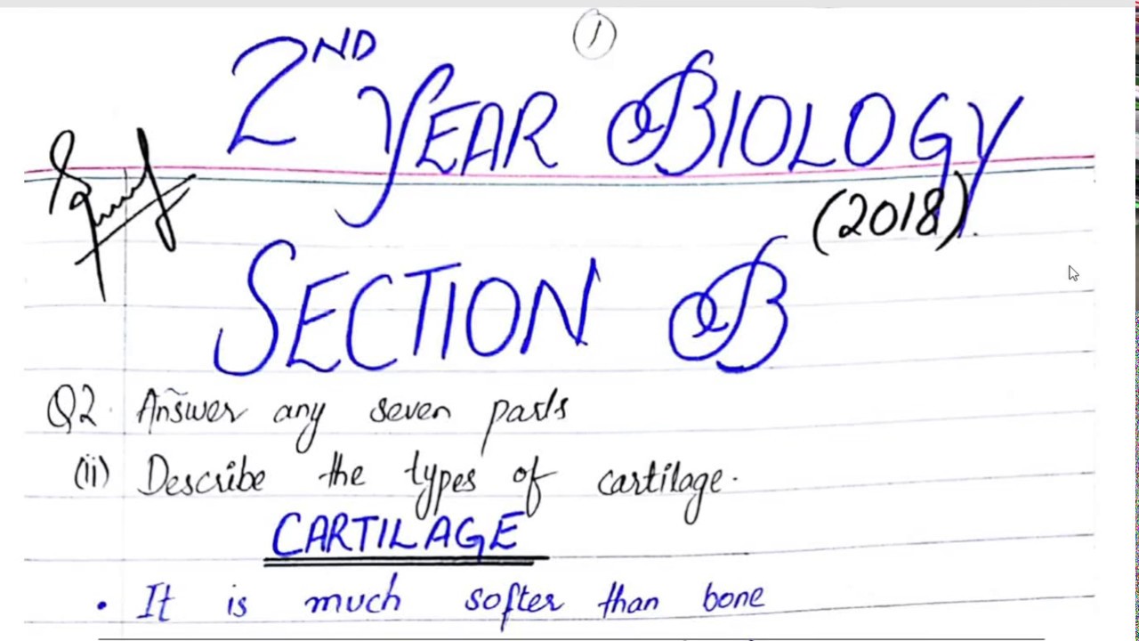 BIOLOGY PAPER PRESENTATION FOR CLASS 12TH 2ND YEAR- HSSC2 - YouTube